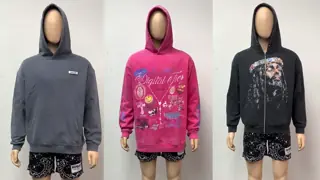 Premium 460GSM Acid Wash Cropped Zip Up Hoodie for Brands