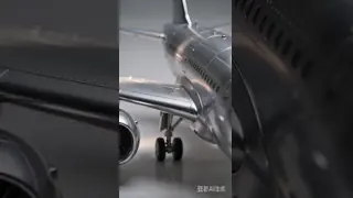 Oversized Custom Metal Aircraft Sculpture Model with Waterproof Durable Structure