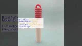 D19mm Lip Gloss Tube With Hanging Cap Cosmetic Packaging