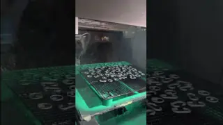 Automatic Button Spray Painting Machine High Efficiency