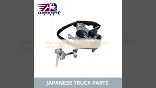 Hino Dutro 300 Ignition Switch 45280 37100 Replacement