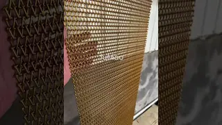 Modern Metal Mesh Curtains for Stylish Space Dividers