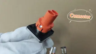 High-voltage connector