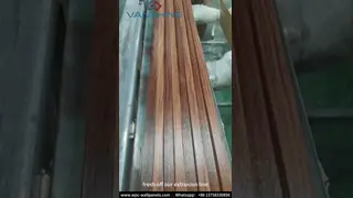 160*20mm Indoor WPC Fluted Wall Panel