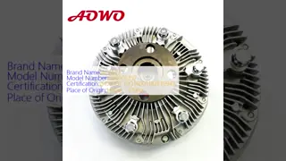 AOWO Thermal Fan Clutch 020005197 For Diesel Engine Cooling