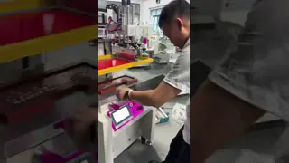 Dual-specification screen printing machine, industrial flatbed ink printing equipment