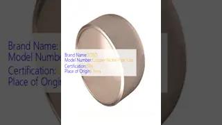 Durable Threaded Copper Pipe Cap 150 PSI Sealing Fitting