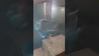 Automatic Spray Painting Machine for blue 3D Printed Shoes