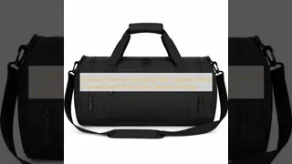 Durable Gym Bag With Shoe Compartment for Fitness and Travel
