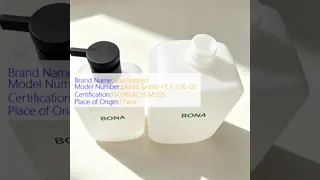 Custom HDPE Square Shampoo Bottles 500ml 1000ml
