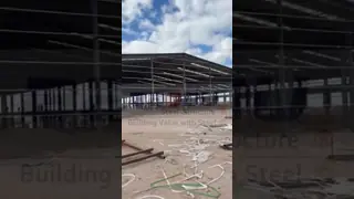 Great progress on our 7,782㎡ steel structure warehouse project!