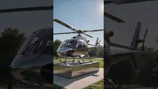 Custom Life Size Stainless Steel Helicopter Sculpture Outdoor Landscape Ornament