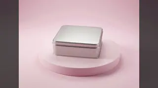 Customized Design Square Silver Metal Tin Box No Printing - Premium Gift Storage Package Snack Cooki