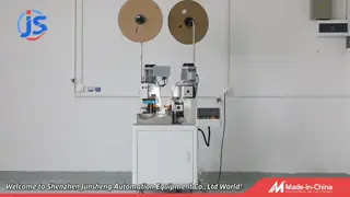 HR-602 Fully Automatic Wire Harness Cutting Stripping with Terminal Crimping Machine