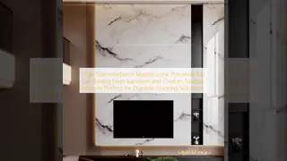 Luxury Marble Look Porcelain Tile Durable Stain Resistant