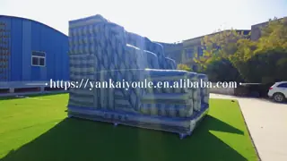 Inflatable Stunt Jump Airbag with Climbing Ladder