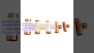 Marine Grade CuNi 90 10 Equal Tee Corrosion Resistant Pipe