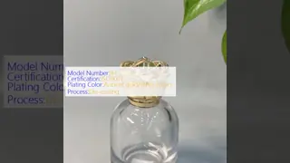 Luxury Custom Zamac Perfume Bottle Caps for Premium Brands