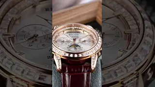 Reef‑Tiger Rose‑Gold Automatic Watch with Moon‑Phase & Diamond Bezel