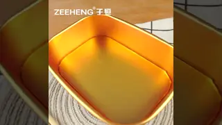 Zeeheng New Black Gold Paper Food Bowl