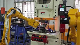 automatic induction hot forge production line