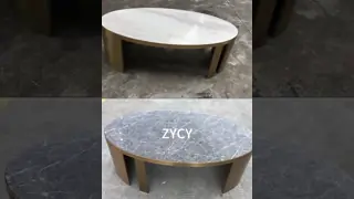 Luxury Italian Style Marble Coffee Table for Modern Living