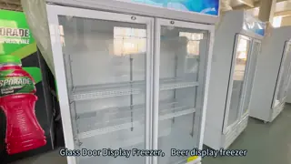 Commercial Glass Door Freezer 250L Efficient Cooling Solution