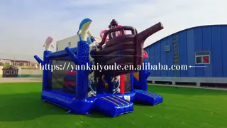 Octopus Pirate Ship Inflatable Playground for Party Rentals