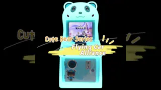 Kids Coin Operated Driving Arcade Machine Gameplay Mini Racing Game Machine for Children