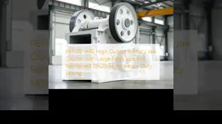 PE1100 1400 Jaw Crusher High Output Primary Crushing Solution