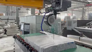 Vertical CNC Diamond Wire Saw Machine for Granite Marble