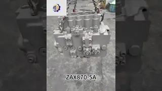 ZAX870-5A 4713089 Cast Iron Hydraulic Valve Assembly Flow Distribution Spool Control Valve