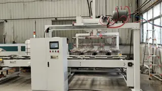 8-Station  Spin Coating Production Line/Easy Model Change/Suitable for Food Container