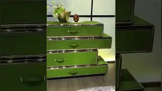 Luxury Italian Style Horsehair Corner Table for Home