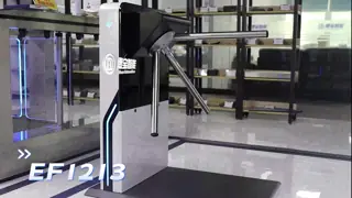 View 24V EF1213 Tripod Turnstile Gate Mechanism RFID Collector Gym Swipe Card Security Control Demo