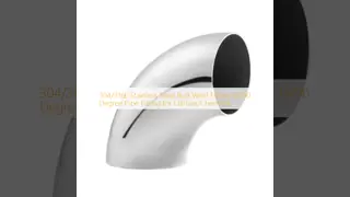 Durable 304 316L Stainless Steel Elbow Pipe Fittings