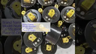 Professional 60mm Black Steel Pressure Gauge