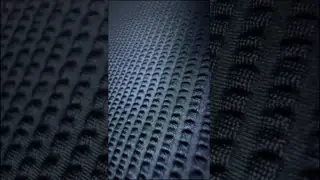 Blue Textured Jacquard Fabric for Activewear and Swimwear