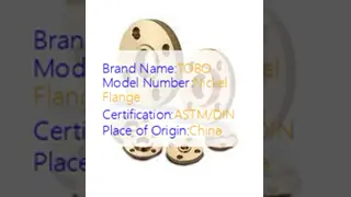 High Pressure CuNi 90 10 Weld Neck Flange for Marine Use