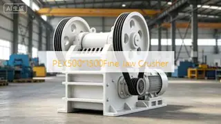 PEX350 1500 Fine Jaw Crusher High Capacity Solution