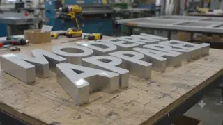 Energy Saving Custom LED Sign: Trimless Aluminum Return Frontlit Letters