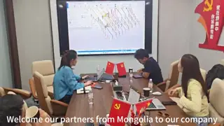 Meeting Mongolia Client｜Discuss Steel Structure Technical Details