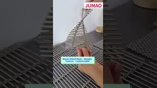 Woven Decorative Metal Mesh Architectural Metal Mesh Ceiling, Building Facade