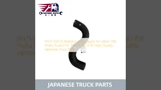 Hino 700 Upper Radiator Hose 16571 E0750 High Quality Parts