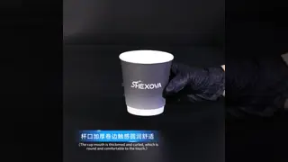 Custom Double Layer Paper Cups for Hot Drinks and Takeaway