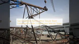 Durable Galvanized Telecom Towers for Fast Installation
