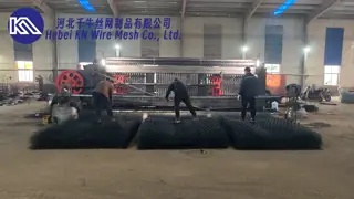 Hot-Dip Galvanized Hexagonal Mesh Gabion Basket Cage Retaining Wall 2m X 1m X 1m