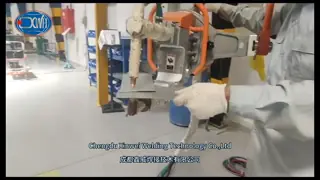test welding of portable integrated welding machine