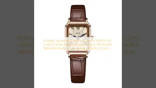 Elegant Vintage Style Business Watch for Professionals