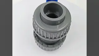 Heavy Duty PVC Double Union Ball Valve Socket End